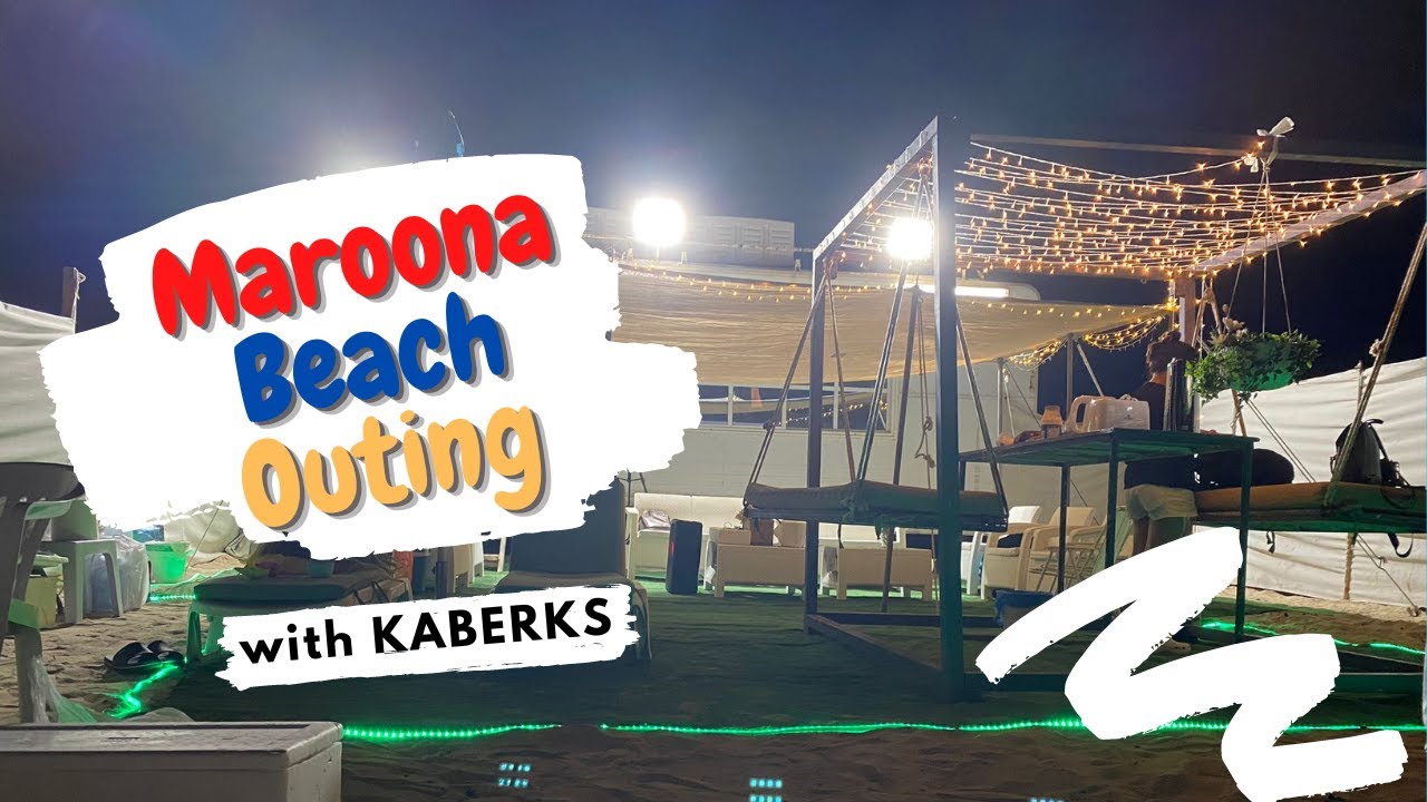 MAROONA BEACH OUTING with KABERKS - YouTube