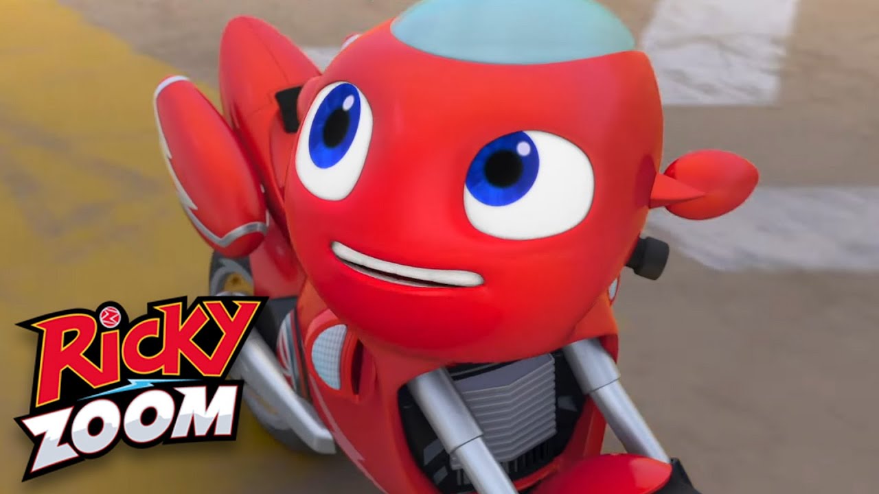 La hora de la pizza 🍕 Blip necesita ayuda ⚡️ Dibujos Animados De Motos ...