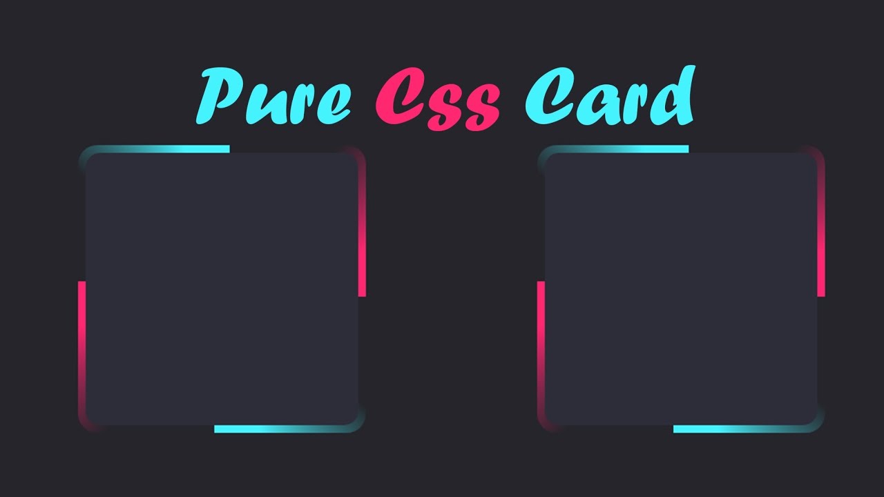 HOW TO CREATE BORDER ANIMATION USING HTML CSS |@pinkweb0 - YouTube