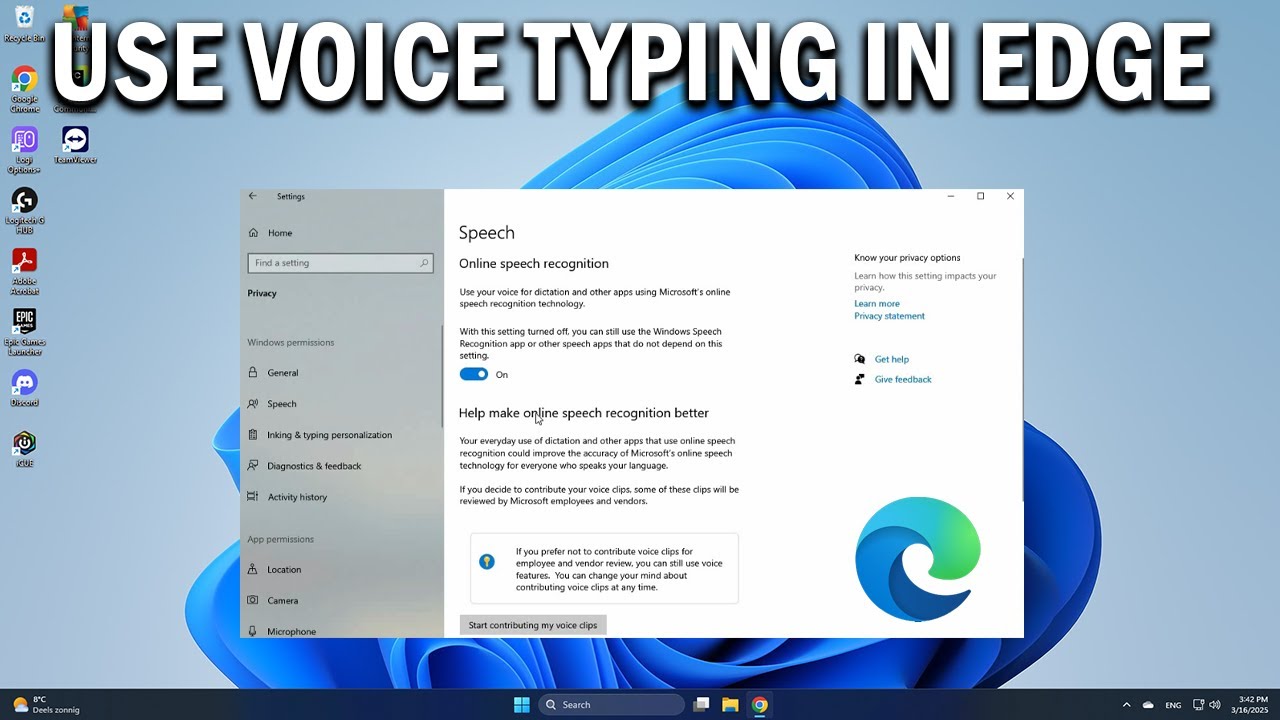 How To Use Voice Typing in Microsoft Edge on Windows 10 - Easy Fix ...