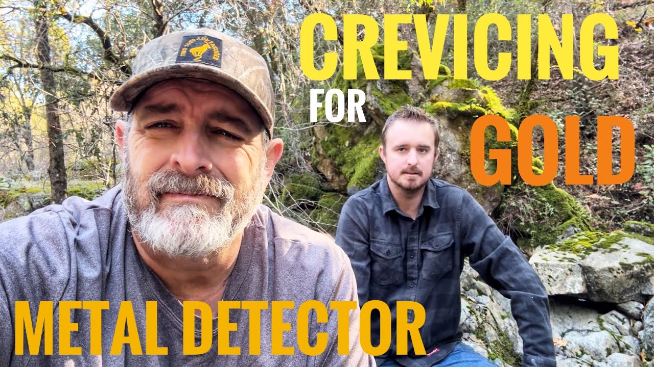 Crevicing for Gold with a Metal Detector - YouTube