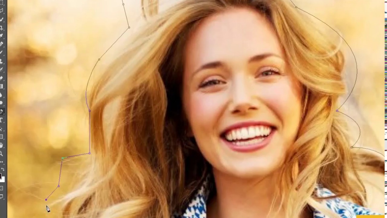 Remove background using pen tool - YouTube