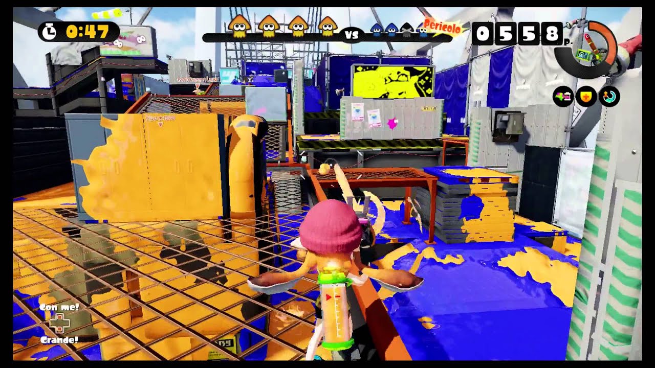 Ila plays Splatoon: nuova mappa Ponte Sgombro (new map Hammerhead ...