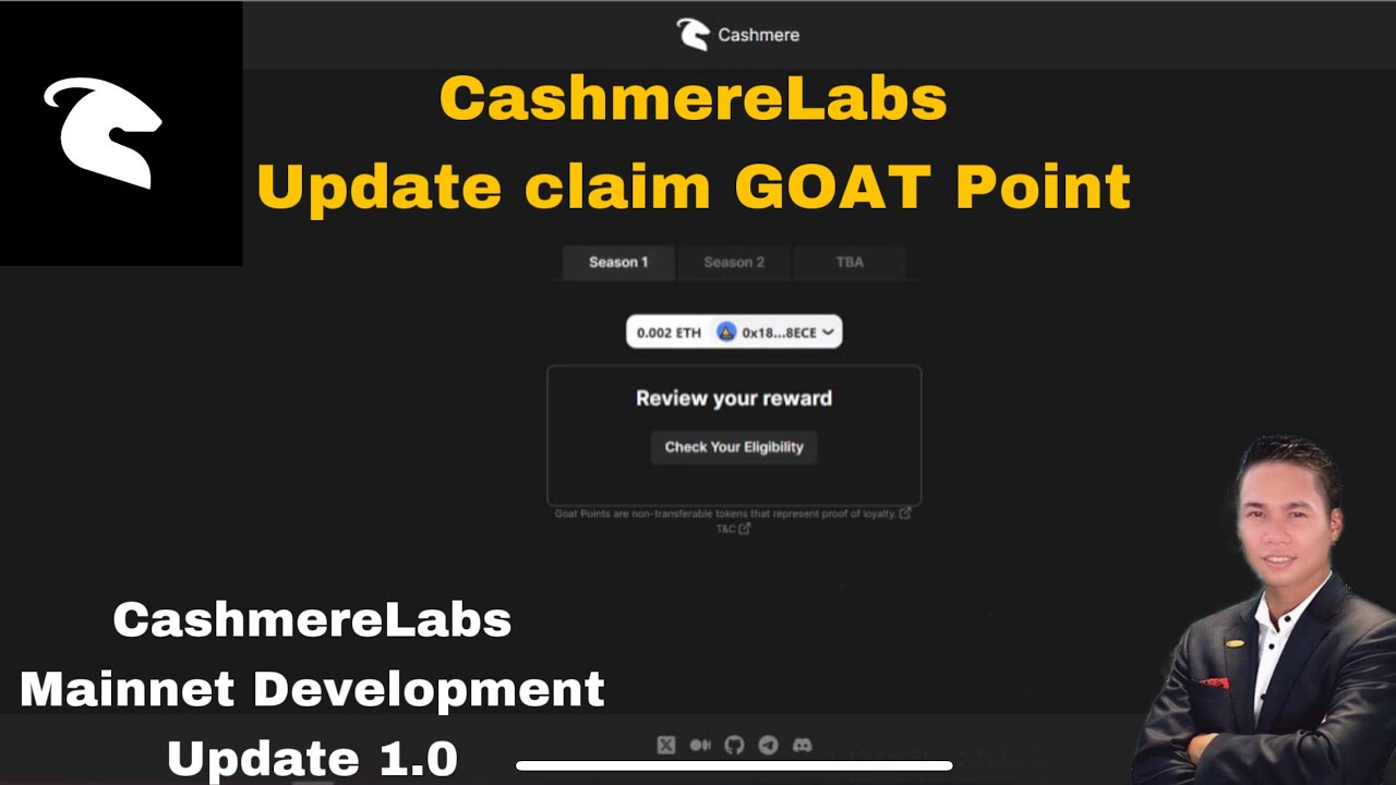 [CashmereLabs Update] Hướng dẫn Claim điểm Goat Points: Season 1 (dành ...