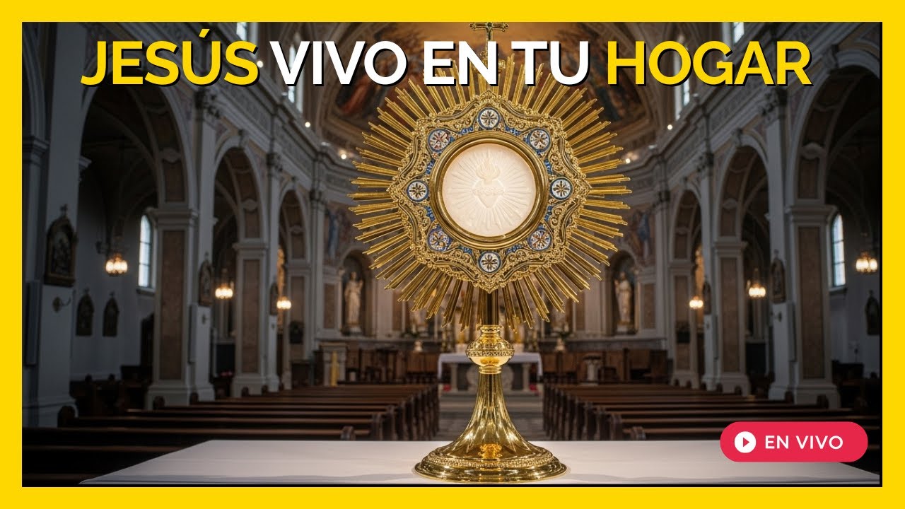 🕊️ Adoración Eucarística en Vivo: JESÚS edifica tu hogar con Amor y Esperanza - YouTube