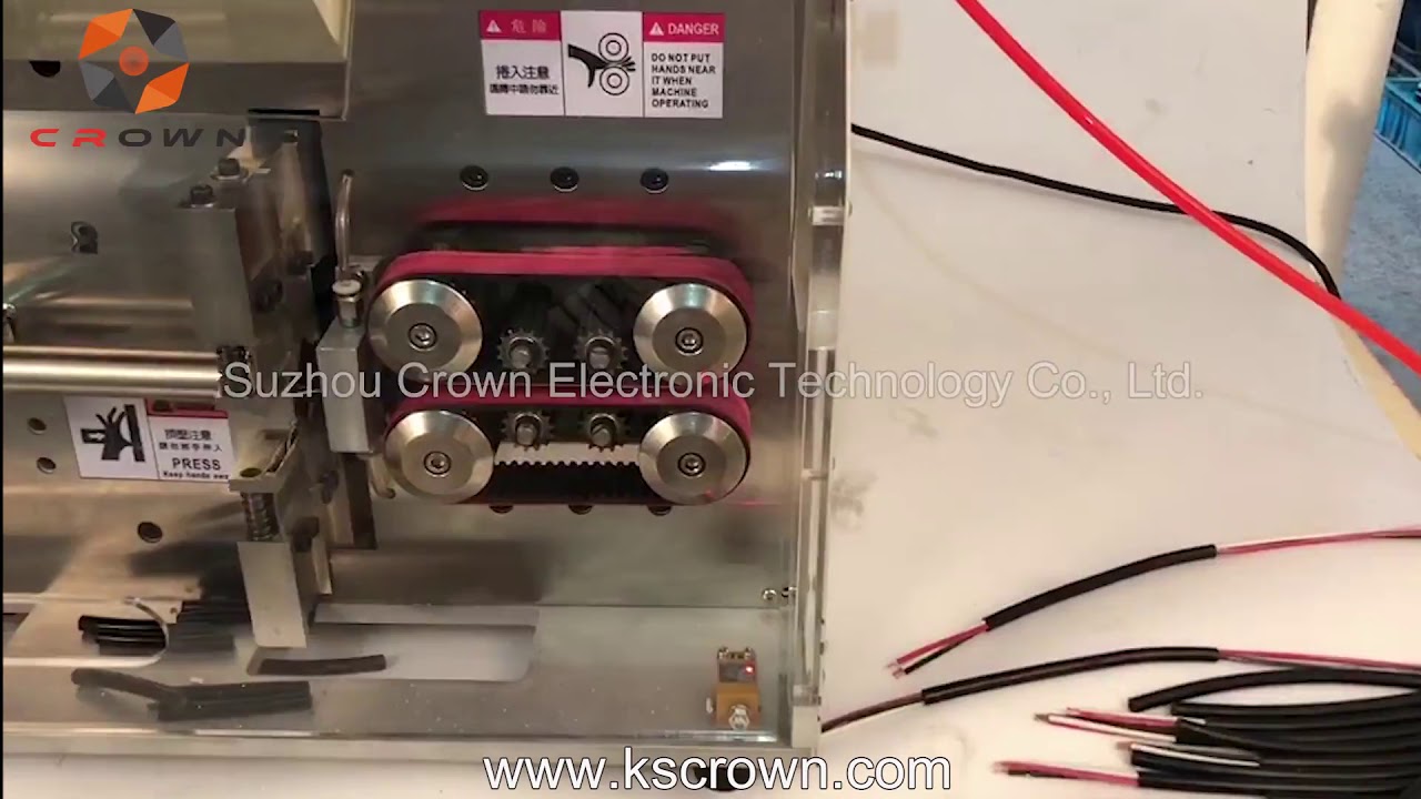 Round Multi-conductor Wire Insulation Stripping Machine WL-HT3 - YouTube
