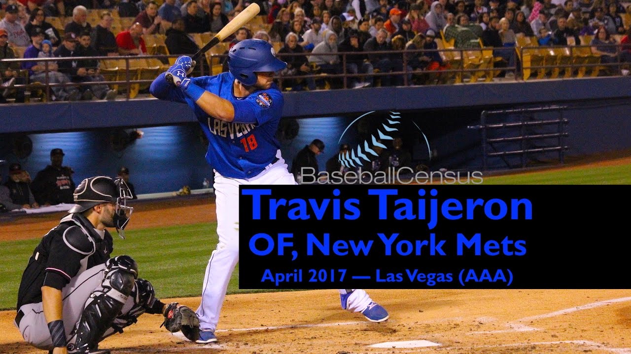 Travis Taijeron, OF, New York Mets — April 2017 - YouTube