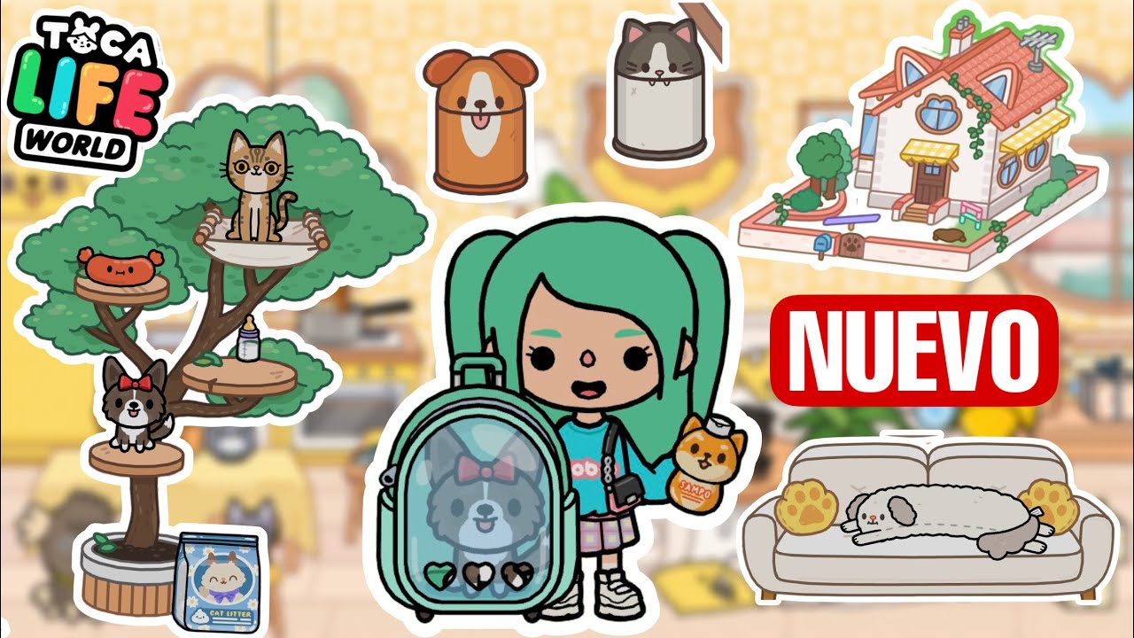 🐶NUEVO HOGAR PARA MASCOTAS *COMO OBTENERLO* 😺cuida de tus mascotas TOCA ...