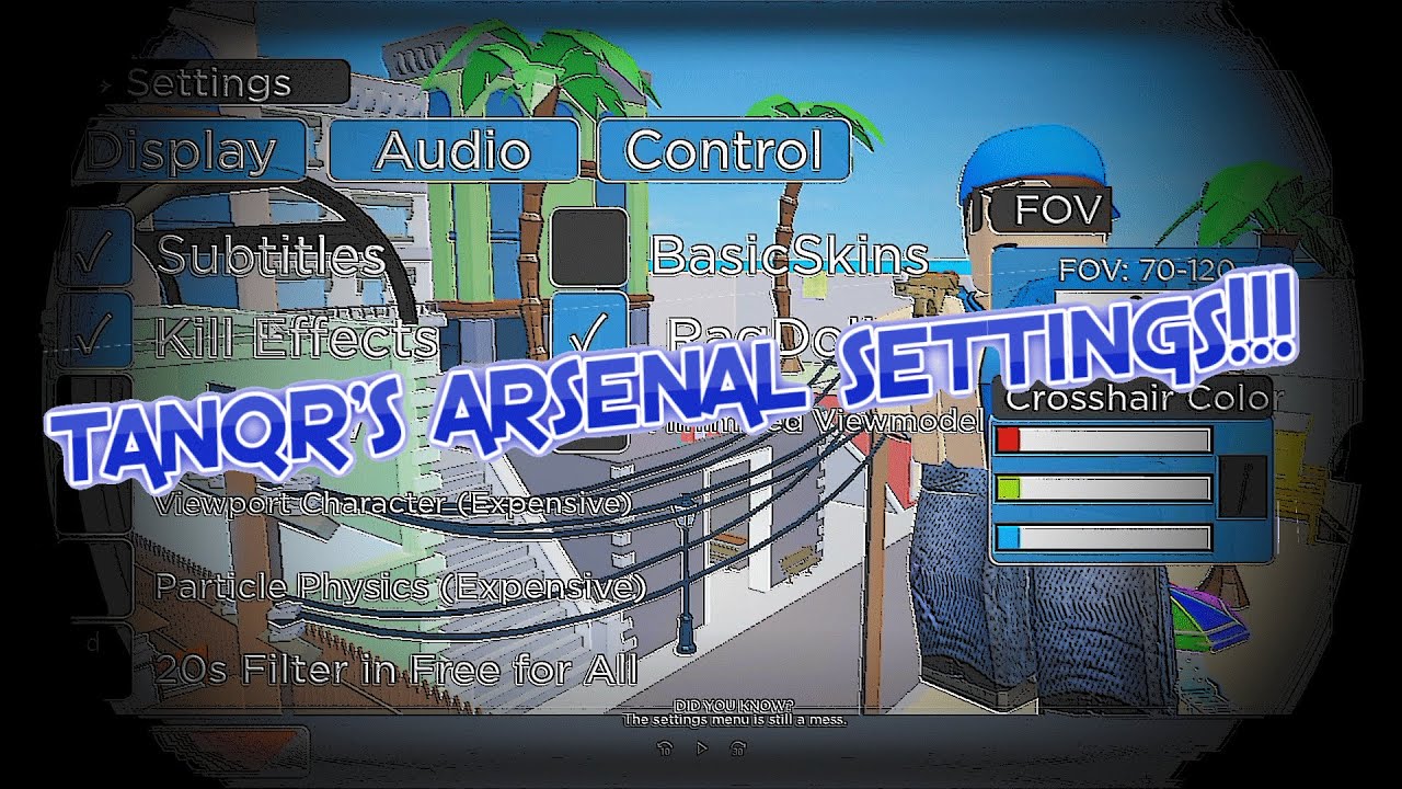 ARSENAL BUT IM USING TANQR"S SETTINGS - YouTube