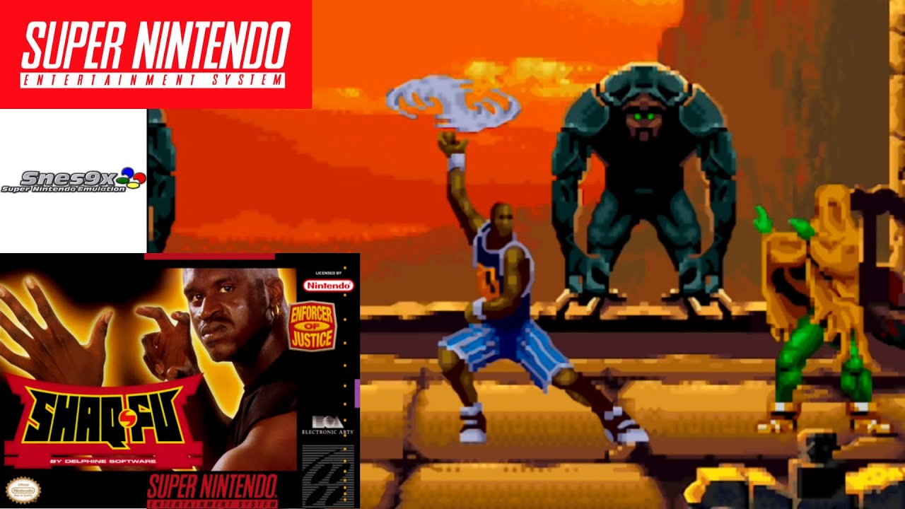 Shaq-Fu (1994) Super Nintendo Entertainment System (SNES) Gameplay HD ...