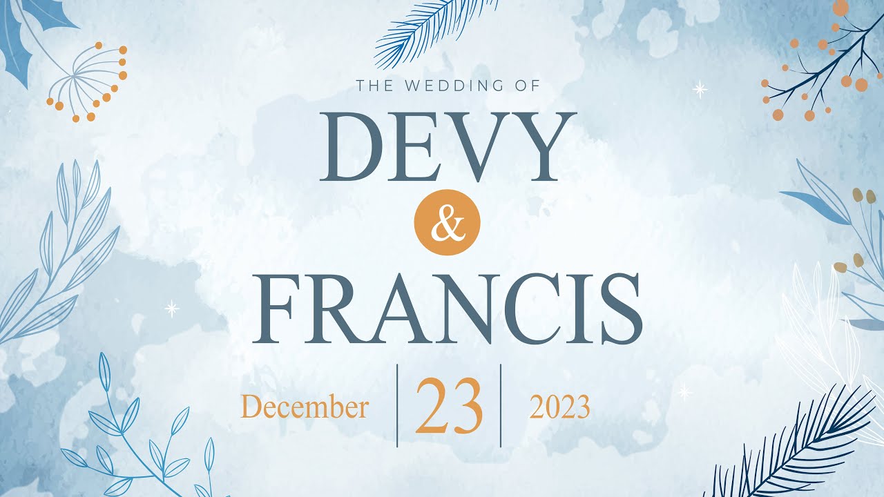 🔴 [LIVE] The Wedding of Devy & Francis - 23 Desember 2023 - YouTube