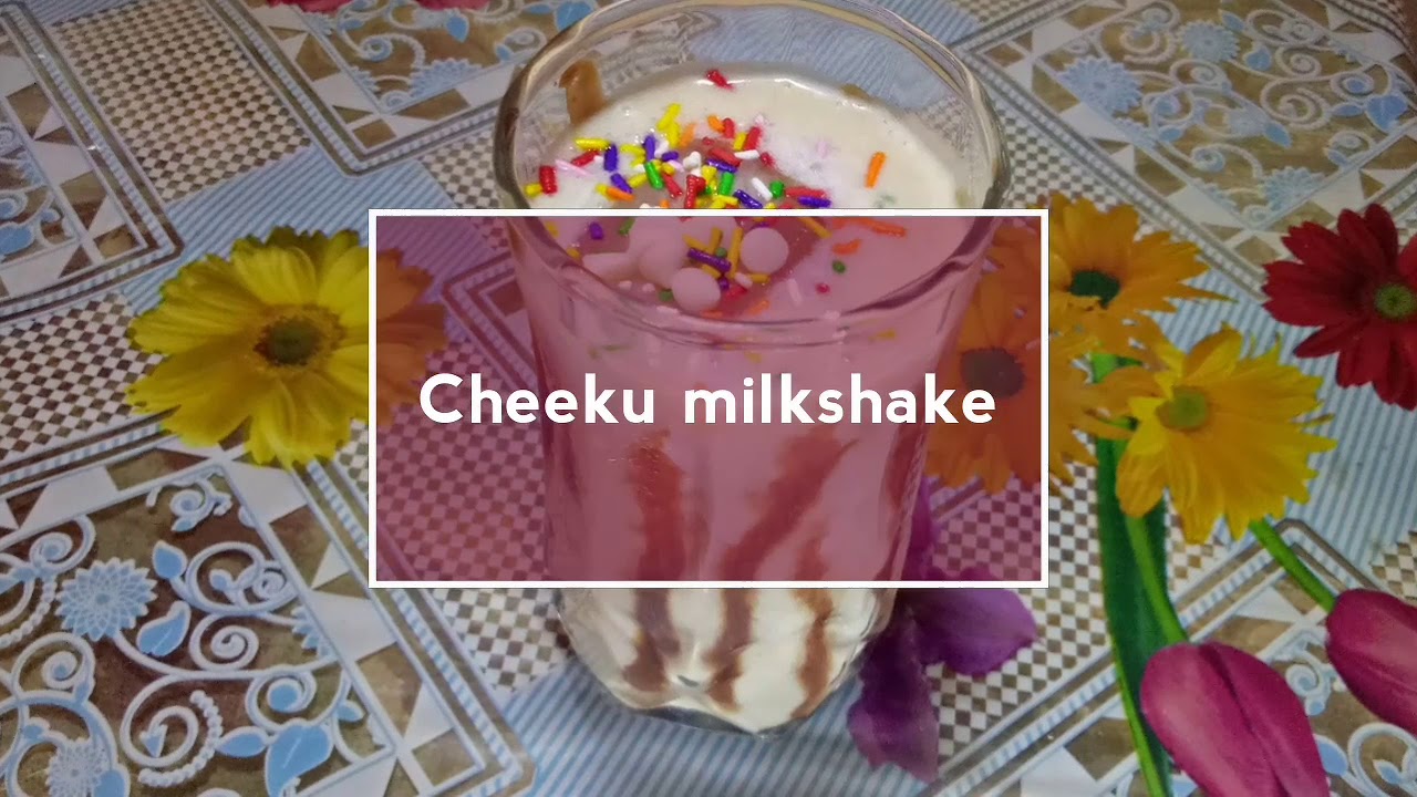 Cheeku milkshake || healthy and refreshing summer milkshake || kitchen ...
