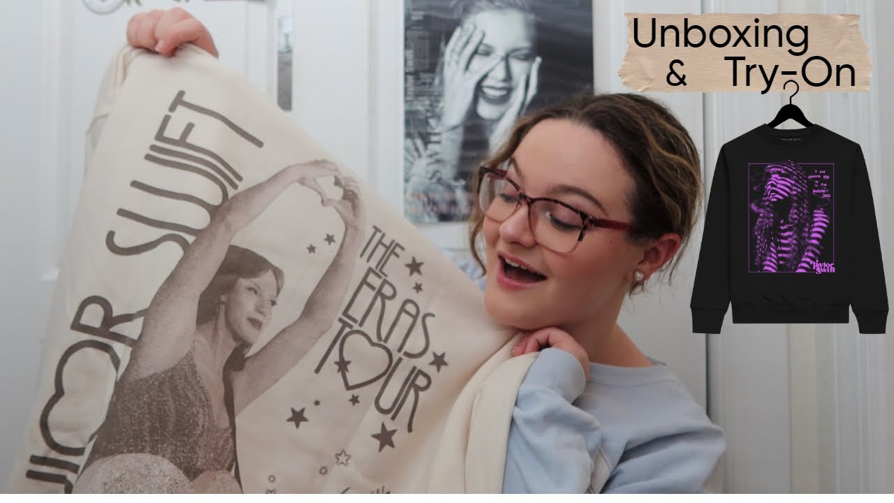 UNBOXING THE ERAS TOUR COLLECTION: OFFICIAL TAYLOR SWIFT MERCH - YouTube
