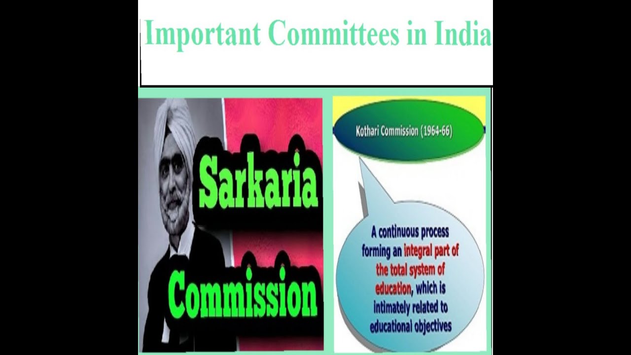 Important Committees in India in English part-1 - YouTube