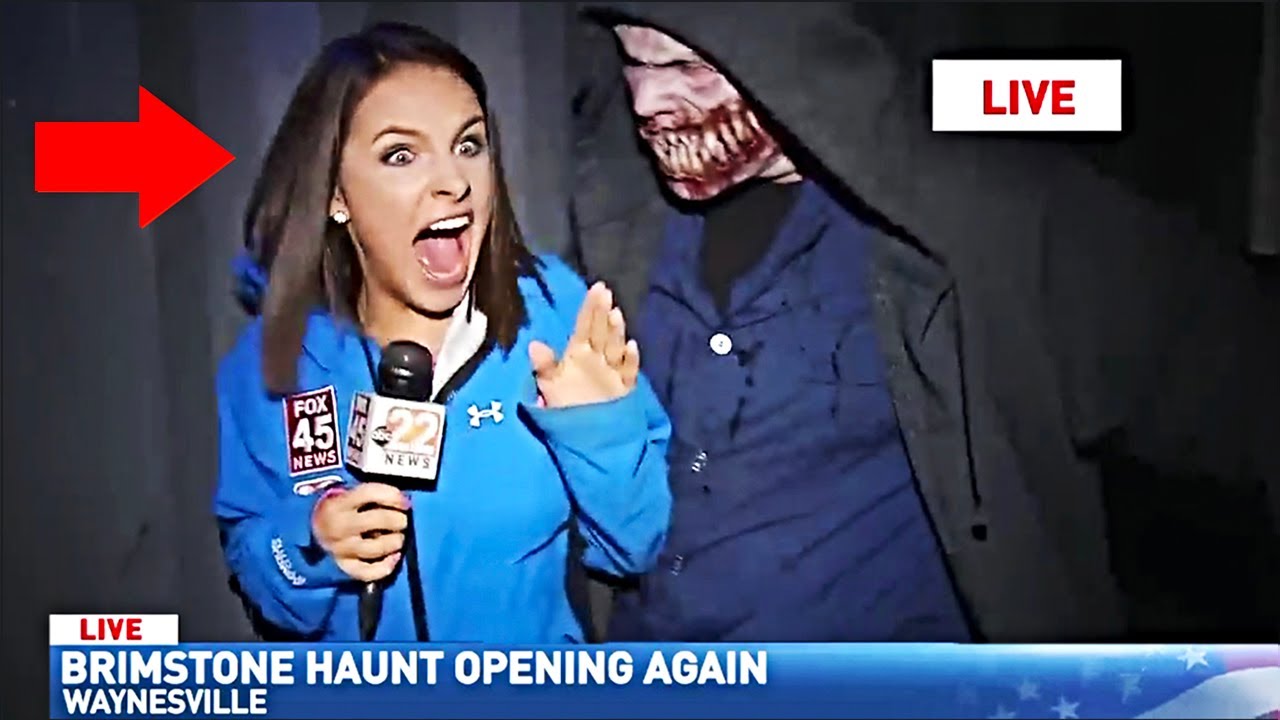 15 Scary Videos Caught on Live TV News - YouTube