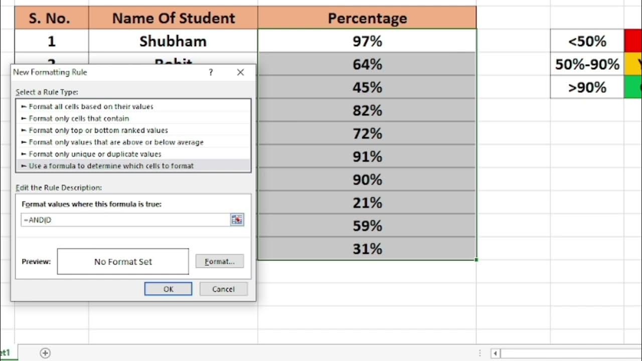 Conditional Formatting work in Excel|Highlighted cell|Data Entry Work|By Rinky #youtube #new # ...