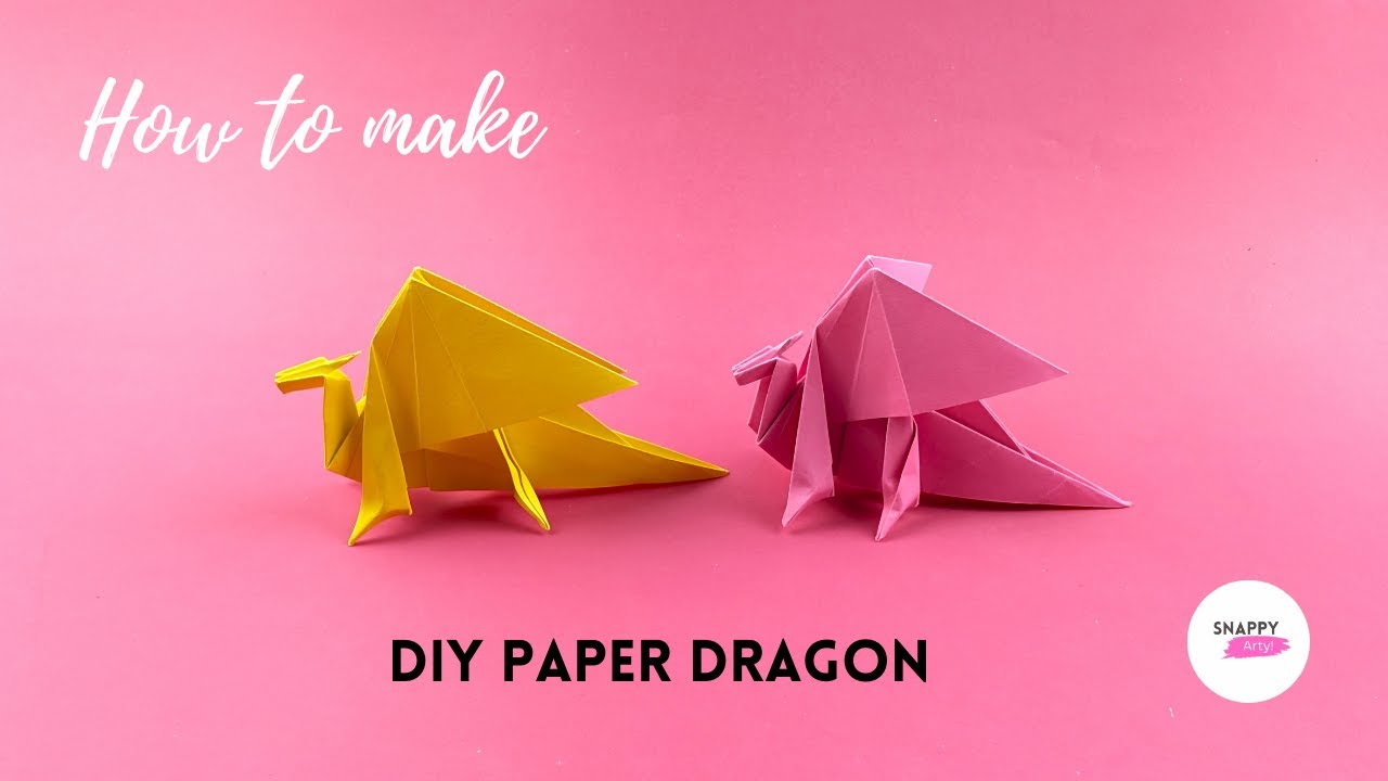 DIY Paper Dragon | How to make a Paper Dragon | Easy Paper Dragon ...