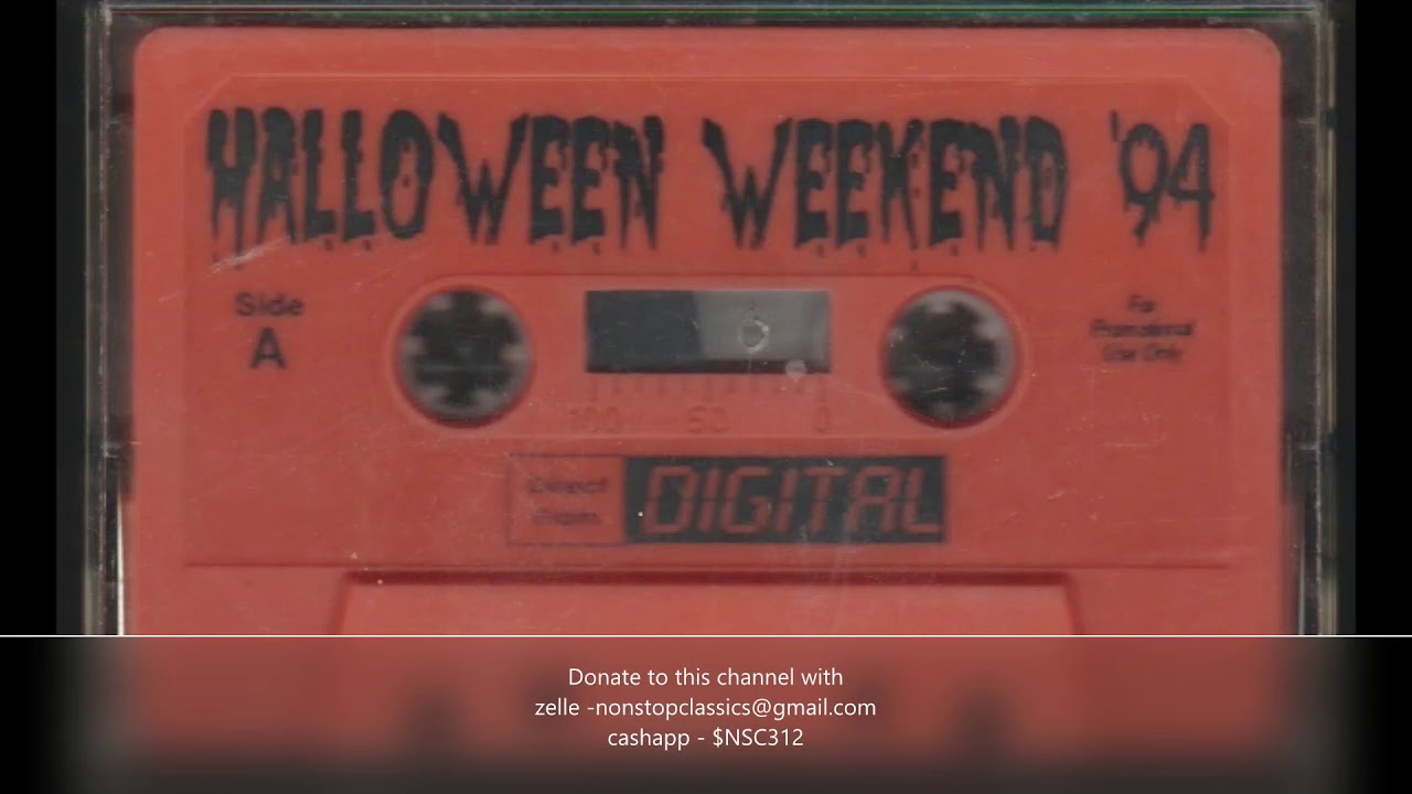 DJ Bobby D Halloween Weekend 1994 Full #Megamix #Mixtape #housemix ...