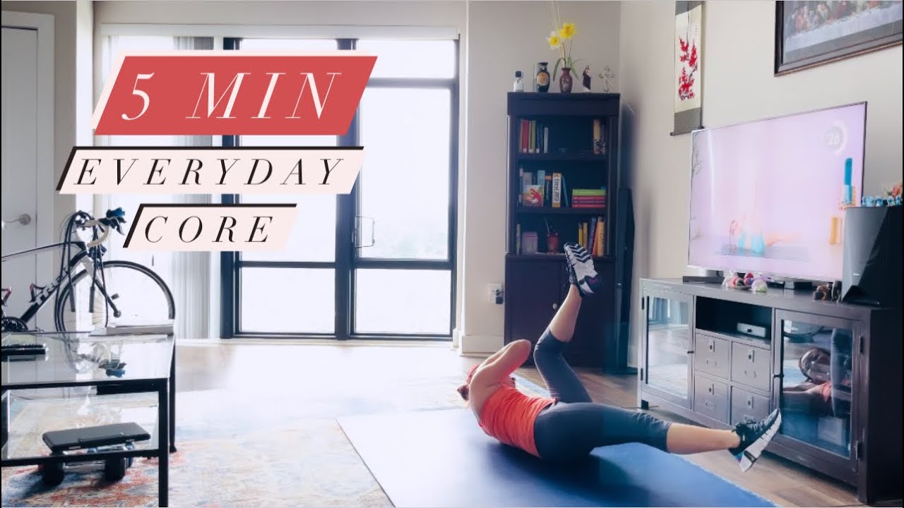 5 MIN EVERYDAY CORE WORKOUT - Total Core Routine - YouTube