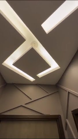 false ceiling design for foyer area - YouTube
