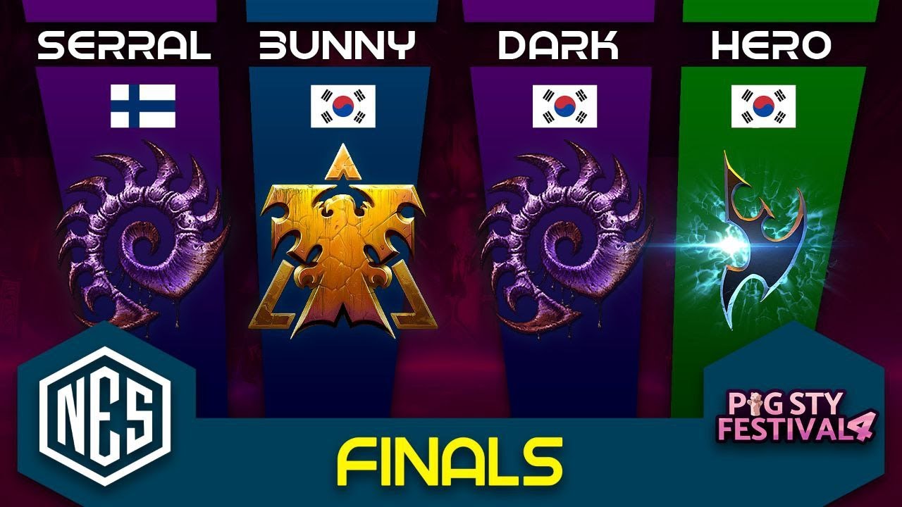 PiG Sty Festival 4.0 - Финал: Serral, Dark, herO & Bunny | Starcraft II ...