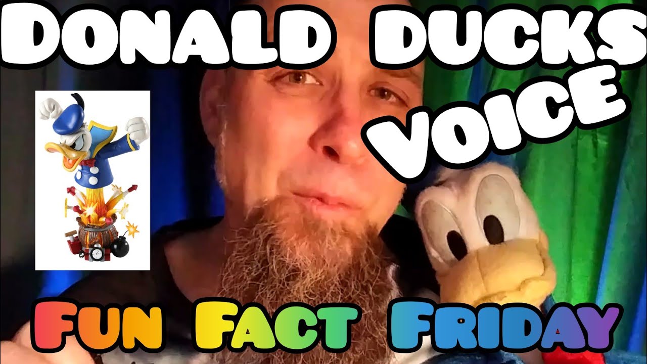 Donald Duck's voice / FUN FACT FRIDAY - YouTube