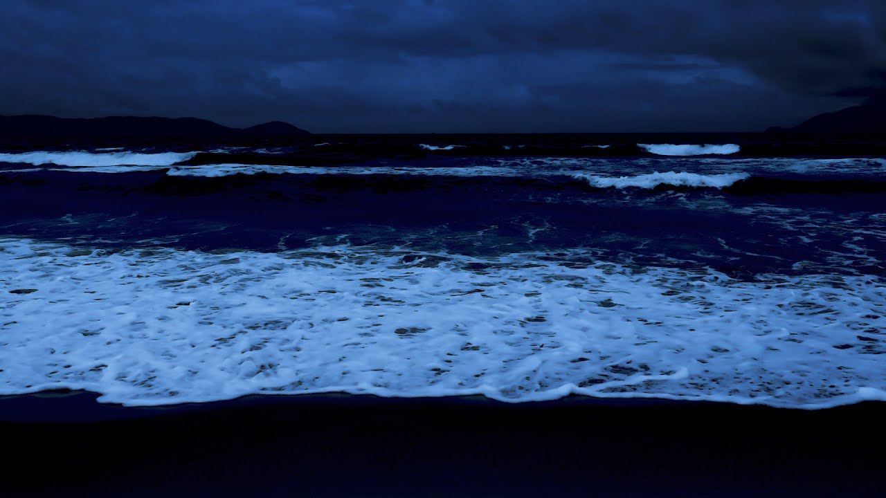 10 Hours Deep Sleep - Ocean Waves at Night to Clear Potential ...