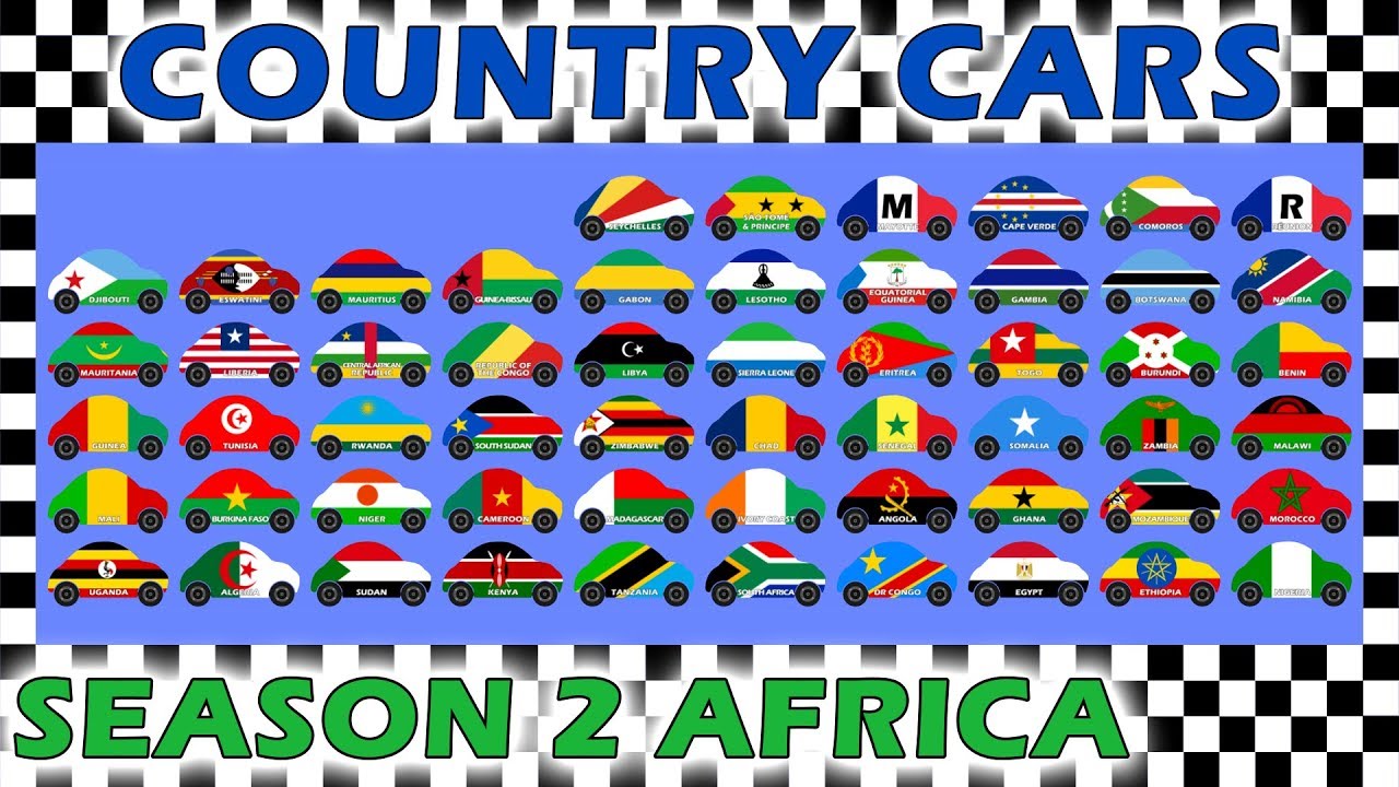 Country Cars Race Season 2 - Africa Part 4 - Who Will Win? - YouTube