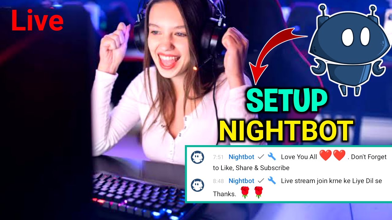 how to add nightbot on youtube live stream || how to add nightbot in ...