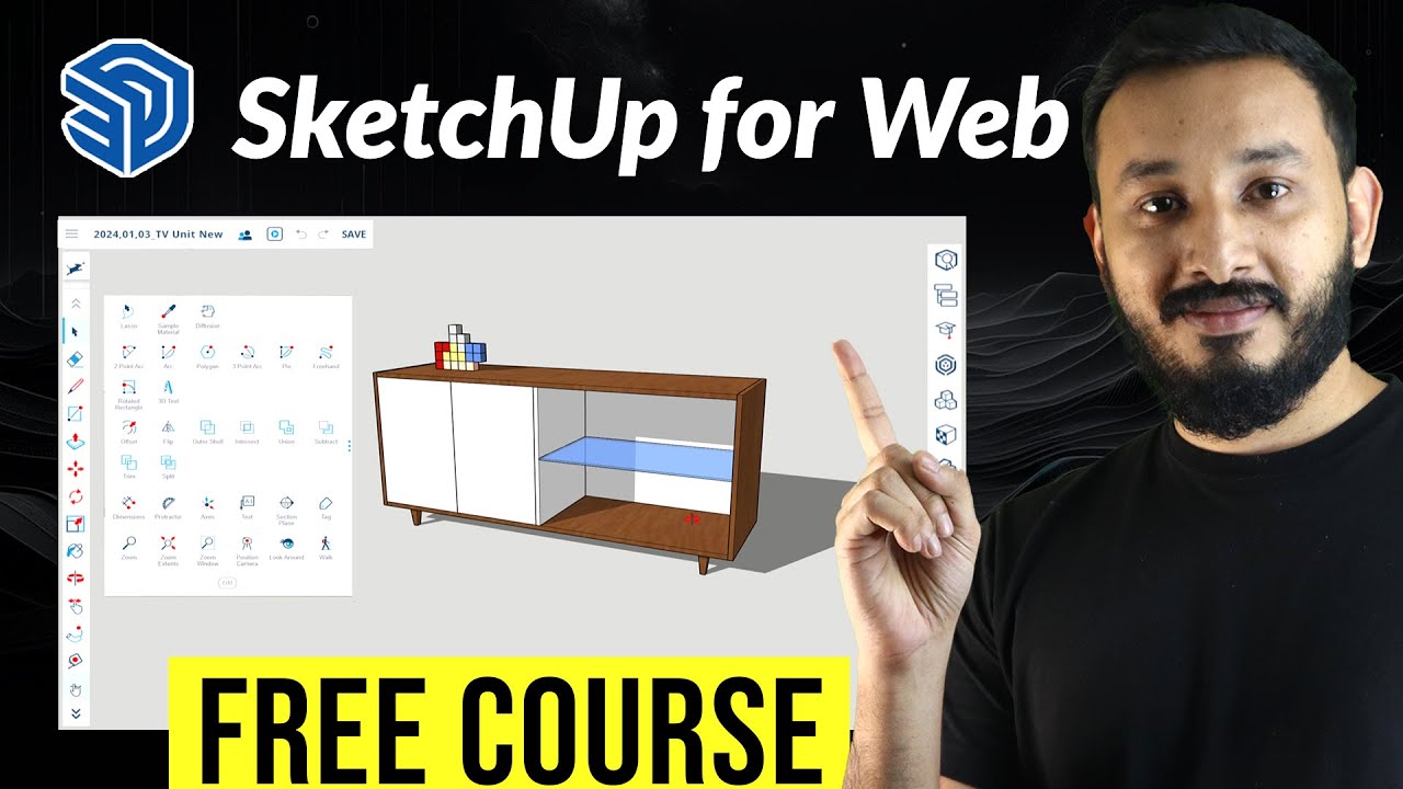 The Complete Sketchup for Web Course | Free Course - YouTube