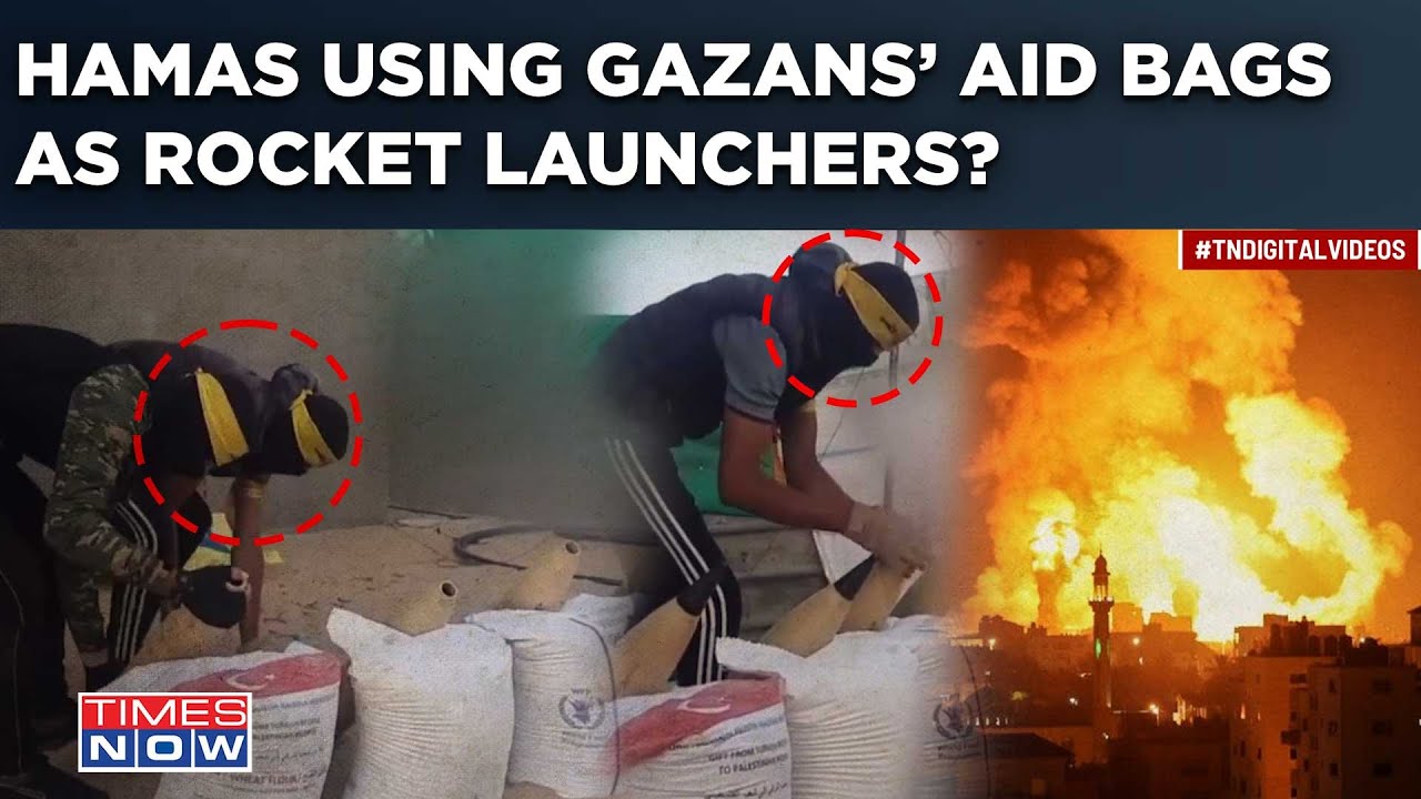 Hamas Using Gazans’ Aid Bags As Rocket Launcher To Attack IDF Even As ...