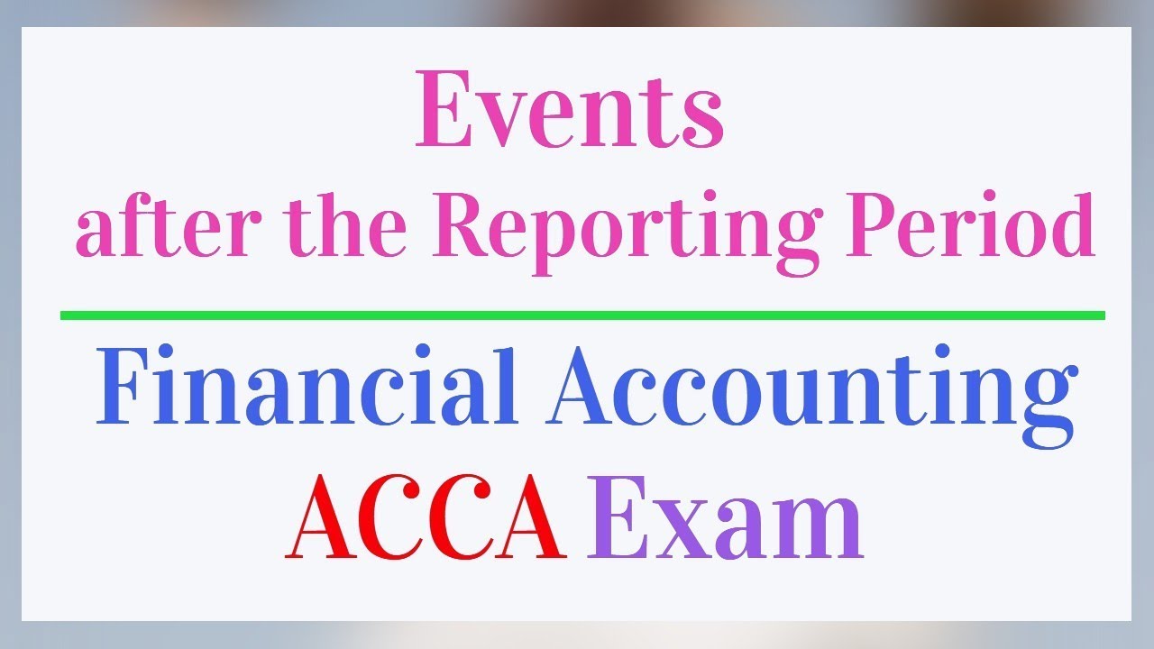 How to determine Events after the reporting period 報告期後的事件 non ...