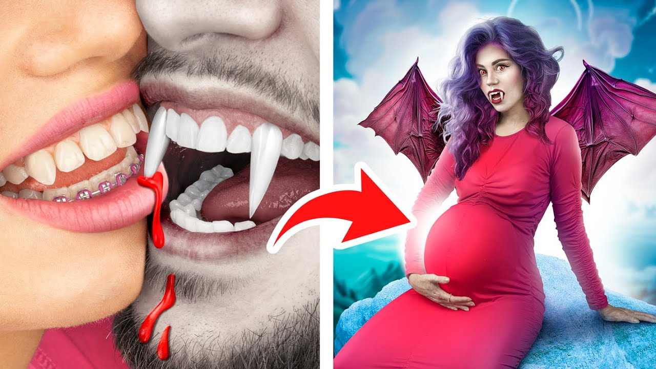 Pregnant Vampire | Pregnant Parenting Lifehacks and Gadgets - YouTube