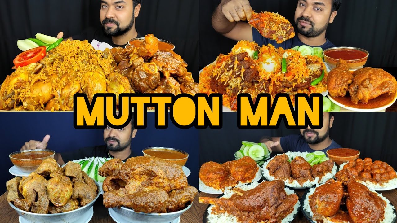 MUTTON MAN 🤣 #food #mukbang #eatsounds #eatingsounds #indianmukbangshow ...