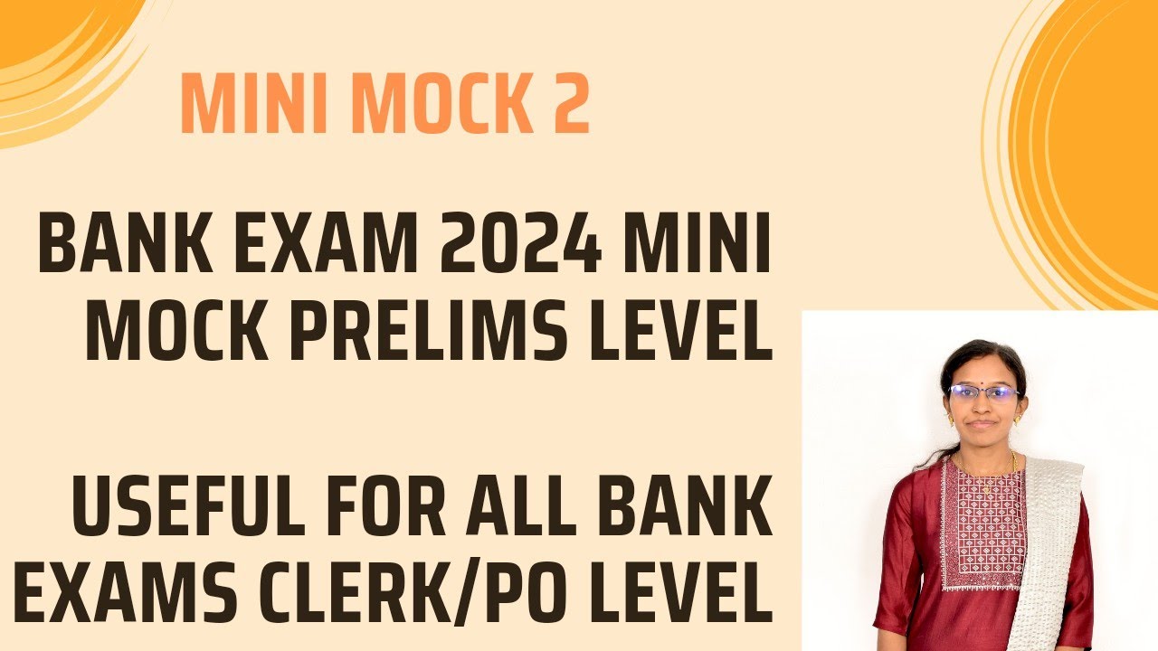 Maths Mini mock 2:Prepare to Crack - YouTube