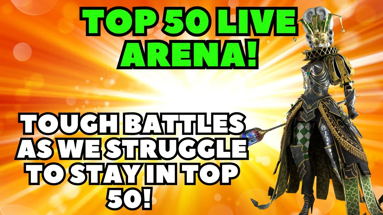 Tough Battles To Stay In Top 50 Live Arena! - YouTube