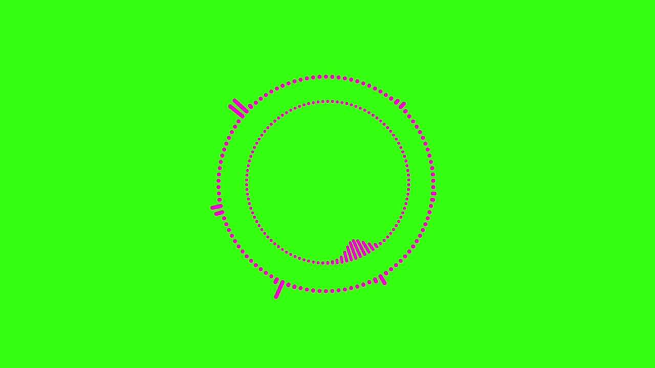 Two-layer sound waves croma free for adobe premiere -after effects ...