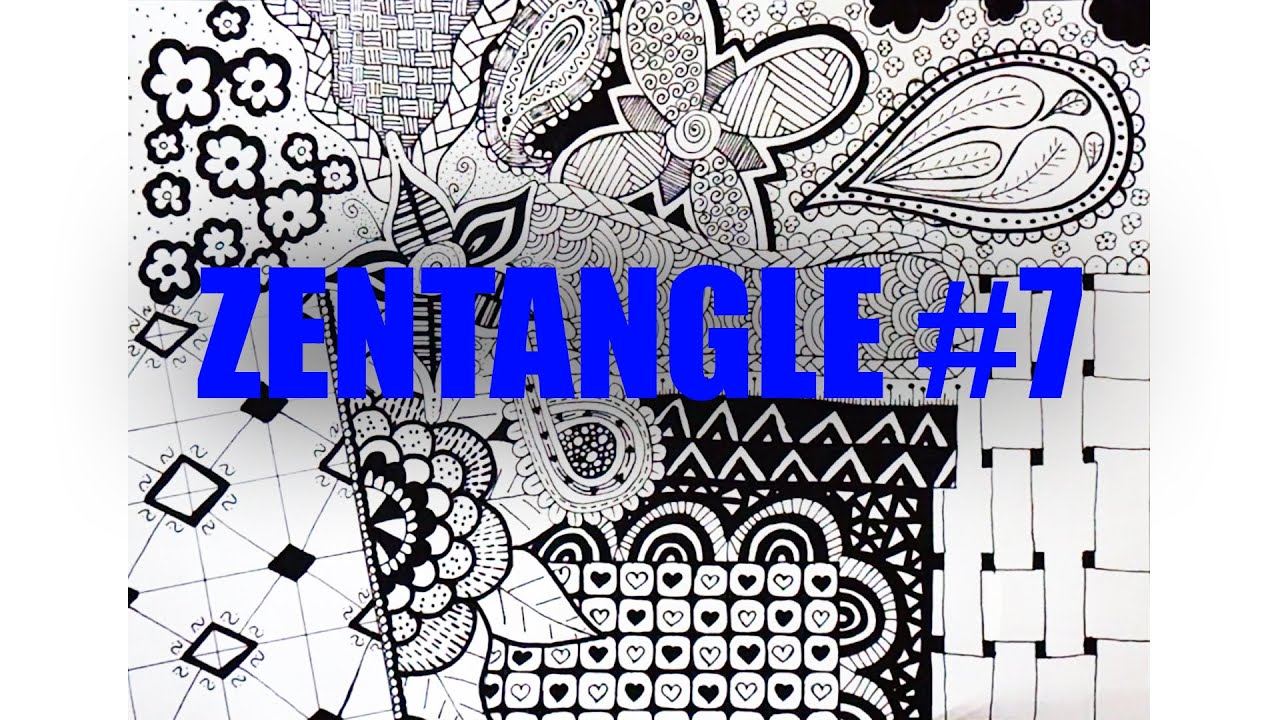 ZENTANGLE #7 - YouTube