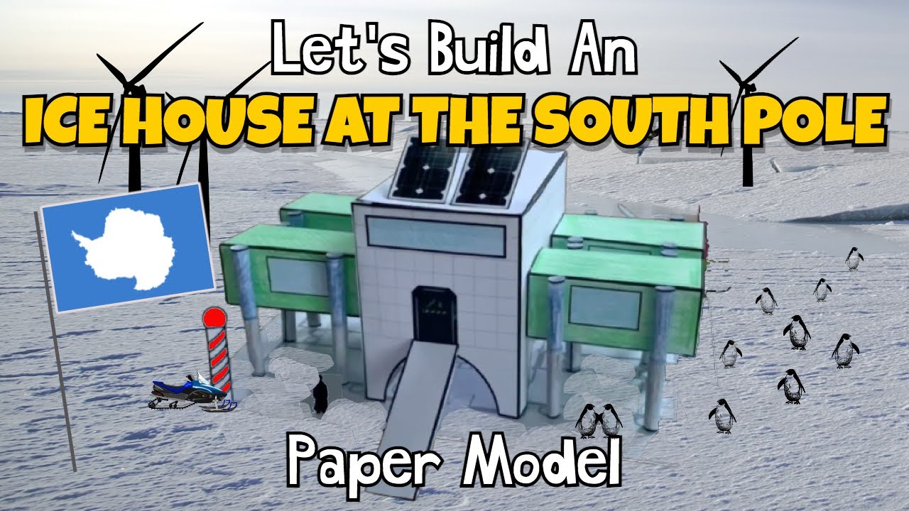 The Ice House Paper Model Building Follow Along Instruction Video - YouTube