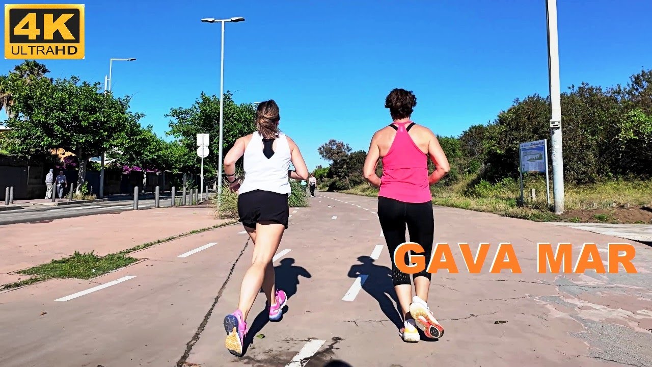 GAVA MAR Walking tour - Paseo Marítimo de Gavá 2024 Barcelona [4K ...