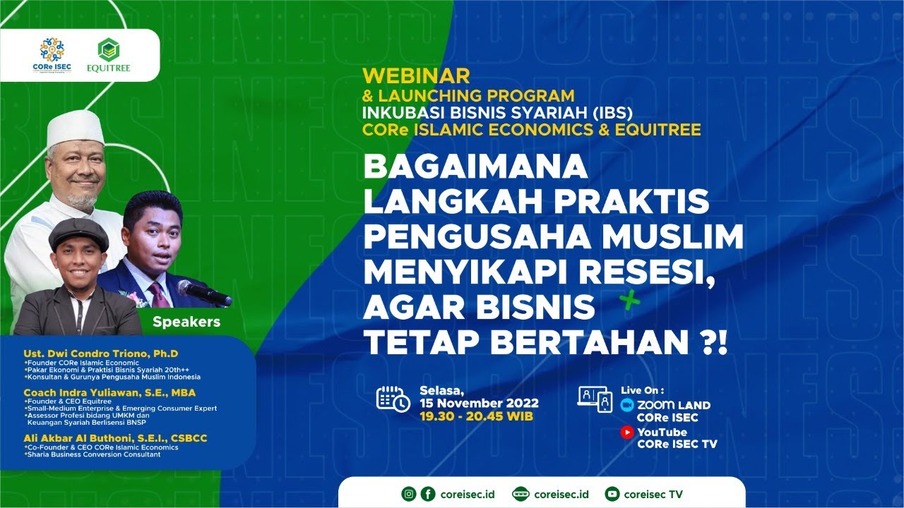 WEBINAR #01; BAGAIMANA LANGKAH PRAKTIS PENGUSAHA MUSLIM MENYIKAPI ...