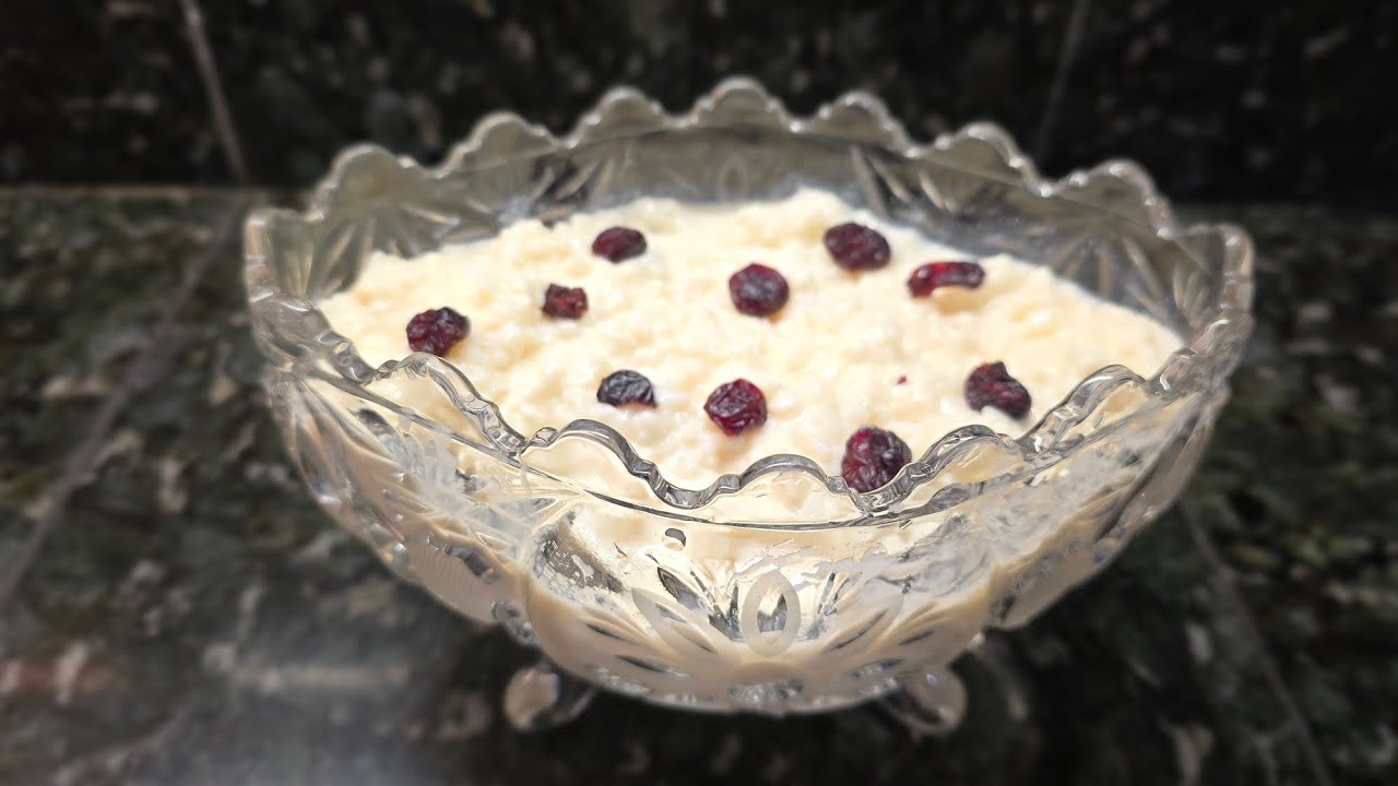 3- Ingredients Dessert: Quick & Easy Rice Pudding - YouTube