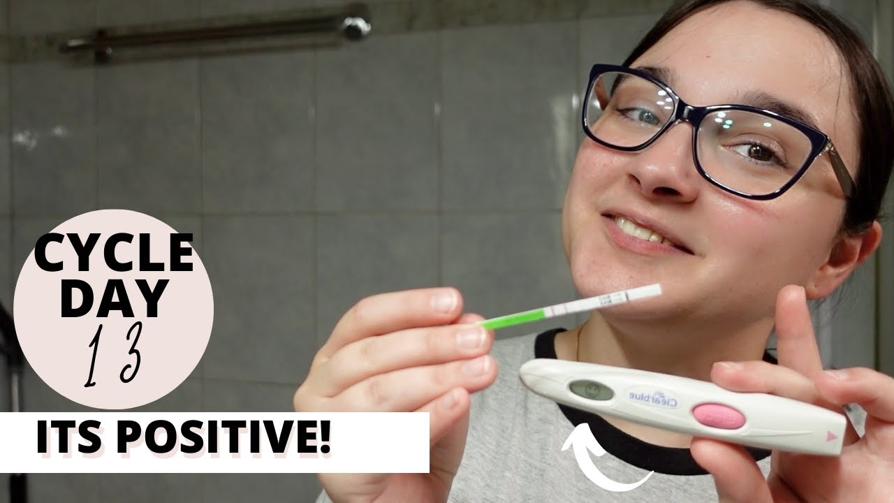 Live Ovulation Test for Cd 13 || Positive Digital Clearblue || TTC Baby ...