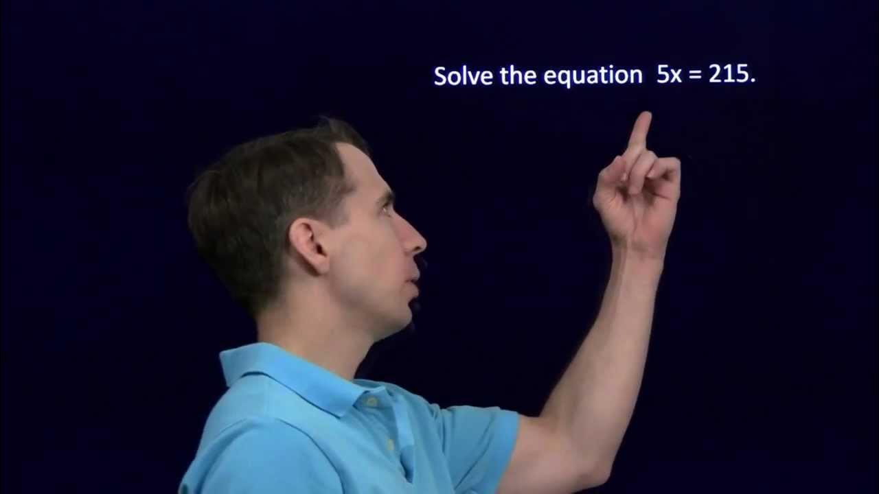 Art of Problem Solving: Solving Linear Equations Part 2 - YouTube