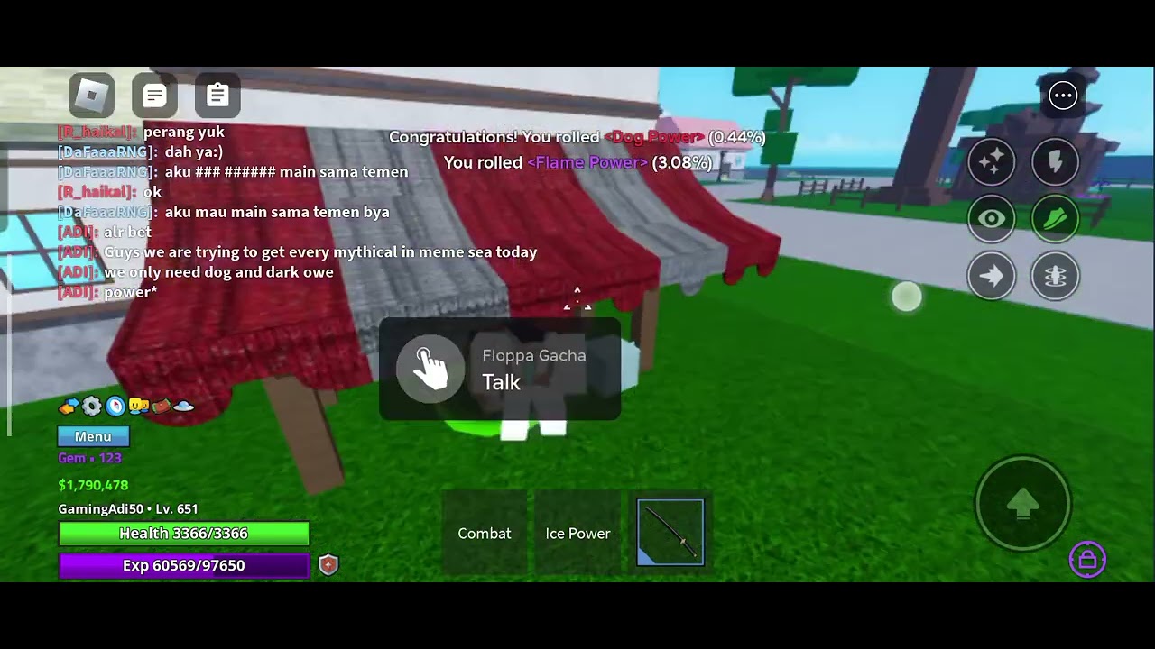 Getting all mythical powers in meme sea (I also got every power) - YouTube