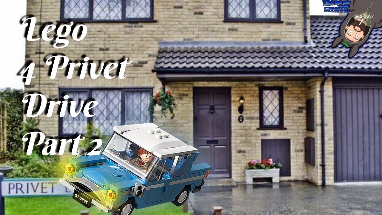 Building Lego 4 Privet Drive Part 2 - YouTube