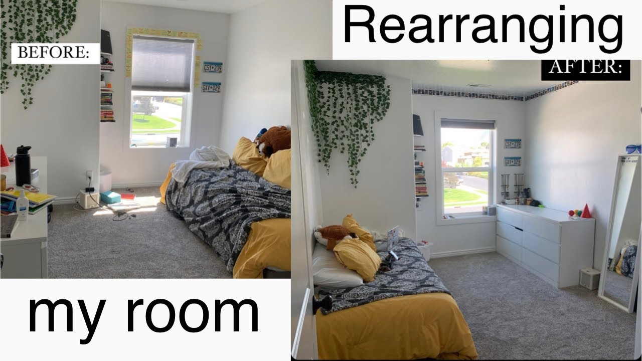 rearranging my room - YouTube