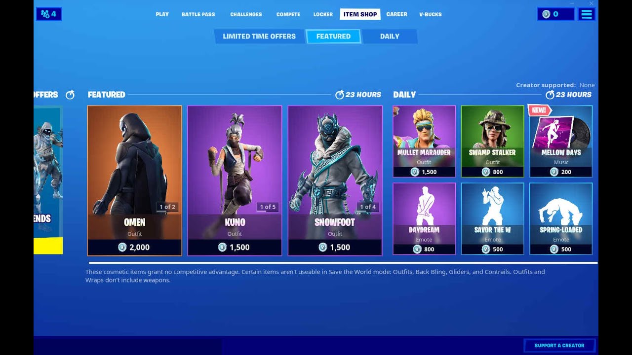 Fortnite Chapter2 Item Shop Today *January 28, 2020 - YouTube
