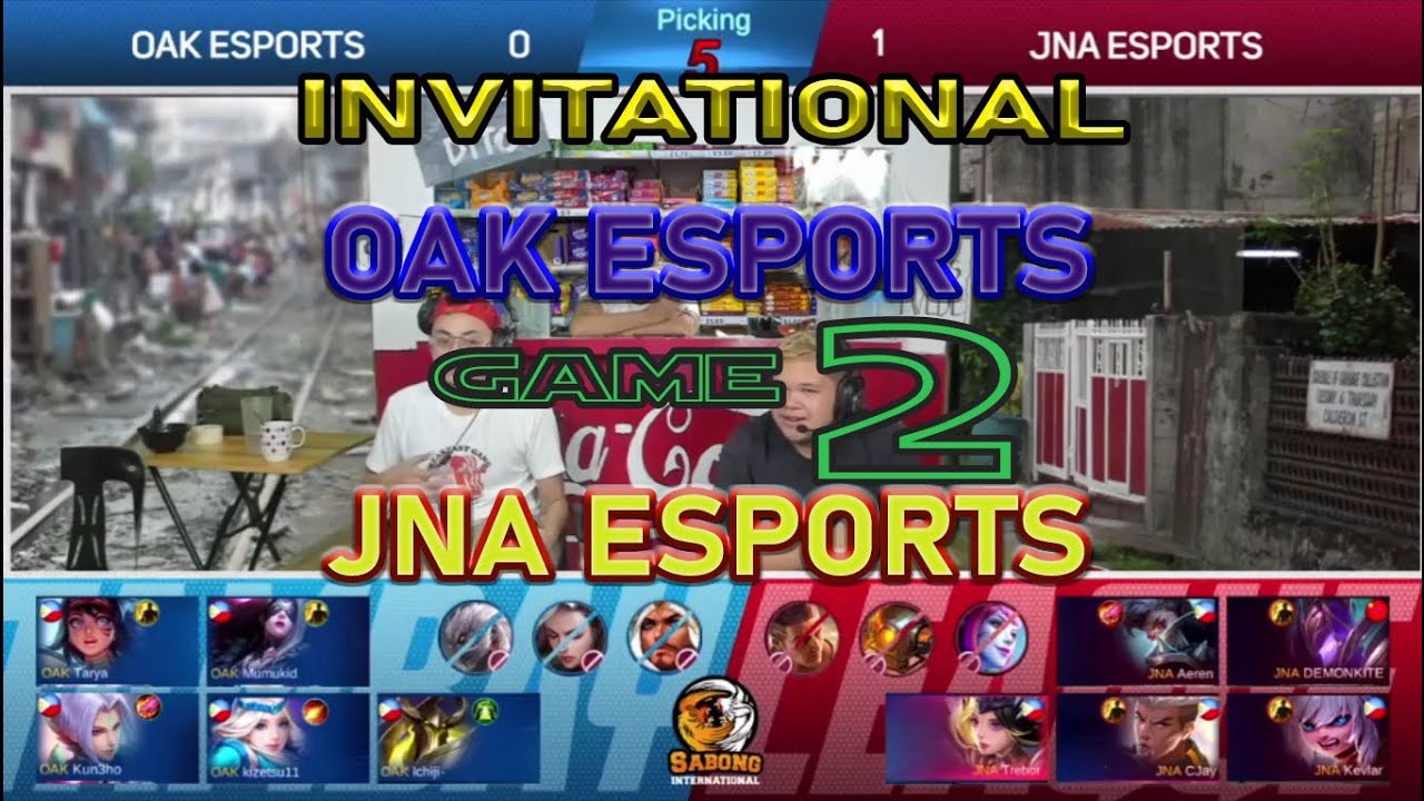 JNA ESPORTS VS OAK ESPORTS (ROUND 2) TAMBAY LEAGUE INVITATIONAL 2021 05 ...