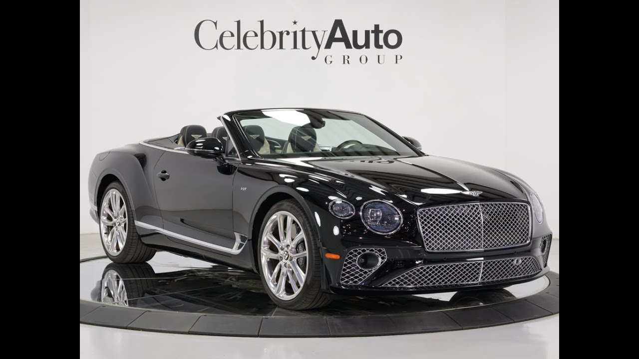 2021 BENTLEY CONTINENTAL GTC V8 MULLINER BENTLEY ROTATING DISPLAY NAIM ...